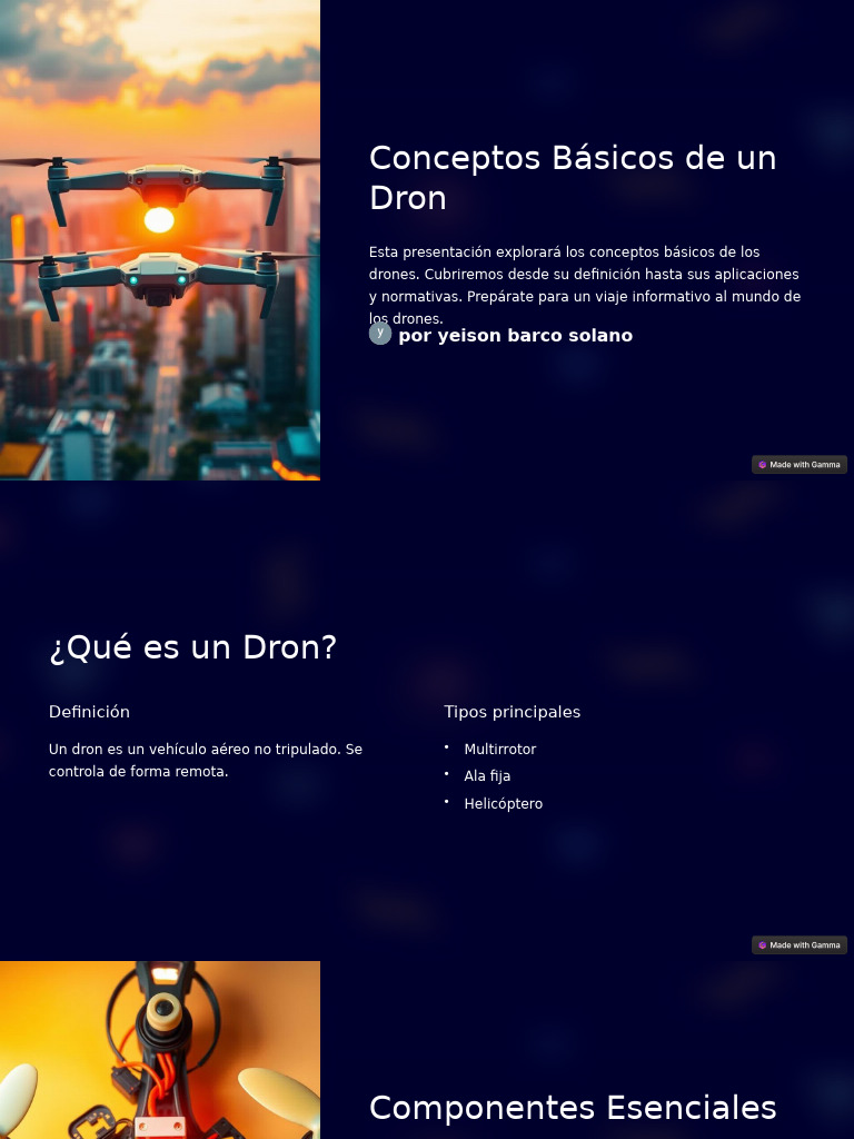 Conceptos Basicos de Un Dron | PDF