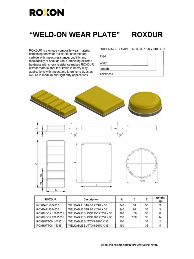 ROXDUR Welding Segment ENG VER-3 | PDF