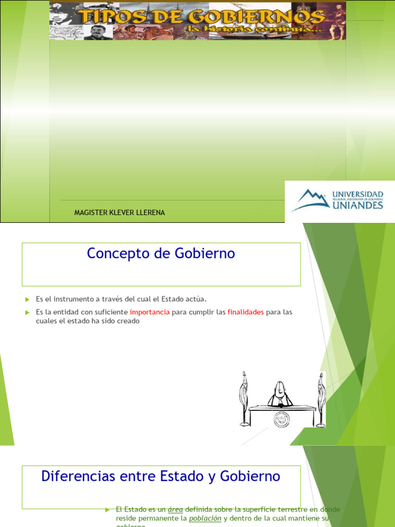 Clase 8 Tipos de Estado, PDF | PDF | Separación de poderes | Ejecutivo (gobierno)