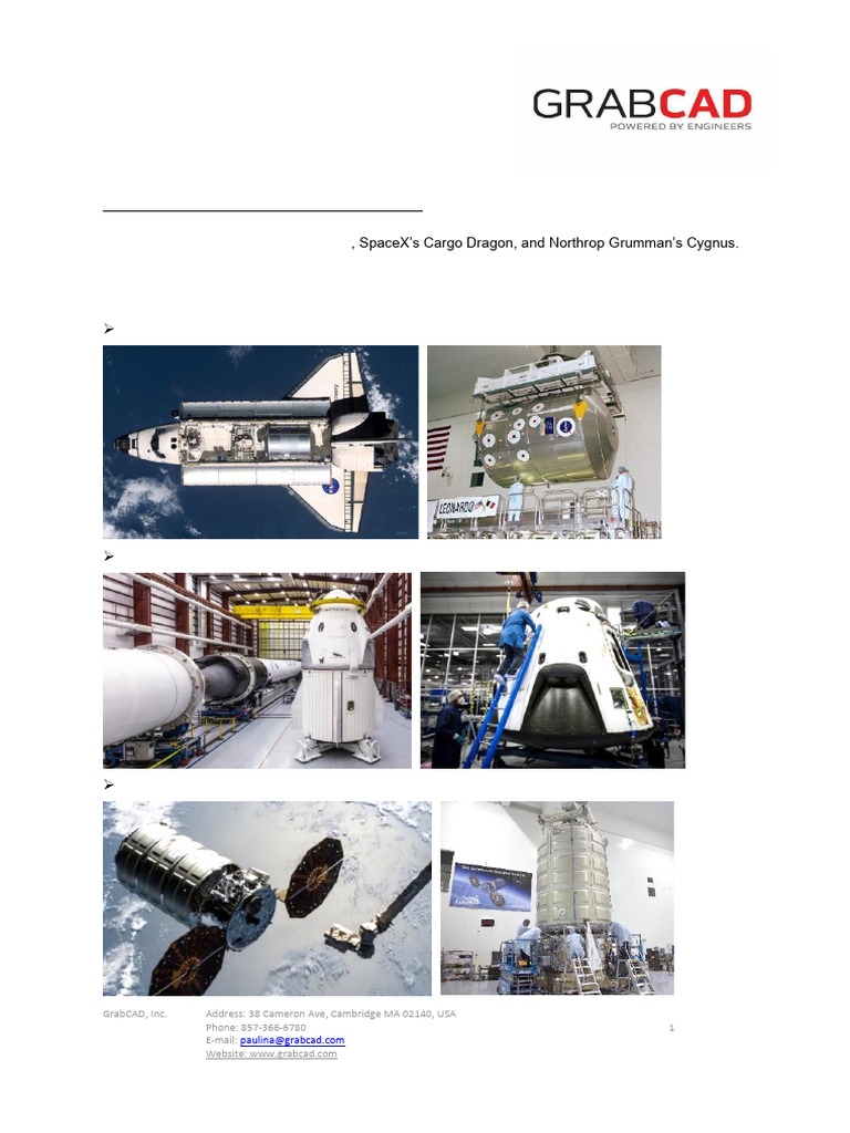 Cargo Packing Checklist - Historical Information | PDF | Space X Dragon ...