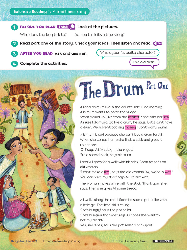 Brighter Ideas 3 Extensive Reading Worksheets | PDF | Poetry