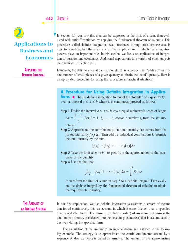 Integration Applications in Business | PDF | Economic Surplus | Demand