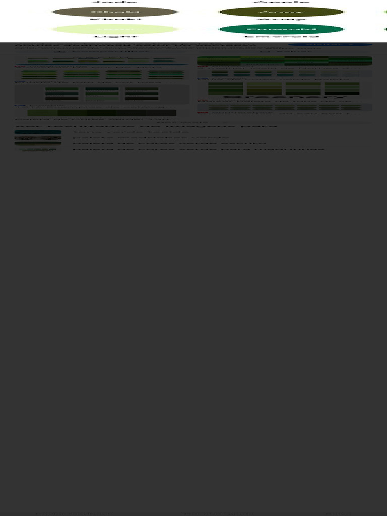 Tons de Verde: Nomes e Amostras | PDF