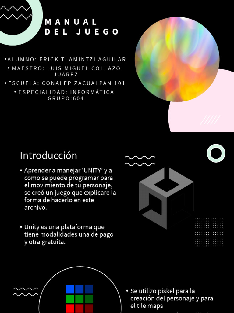 Guía para Crear un Juego en Unity | PDF