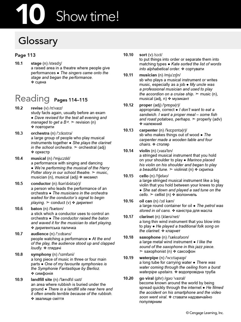 Ukrainian Cu3e b1 LC SB U10 Final | PDF | Orchestras | Conducting