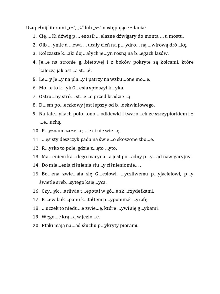 Kl. 7 Ortografia | PDF