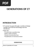 Generations of CT Scan | PDF | Ct Scan | Radiography