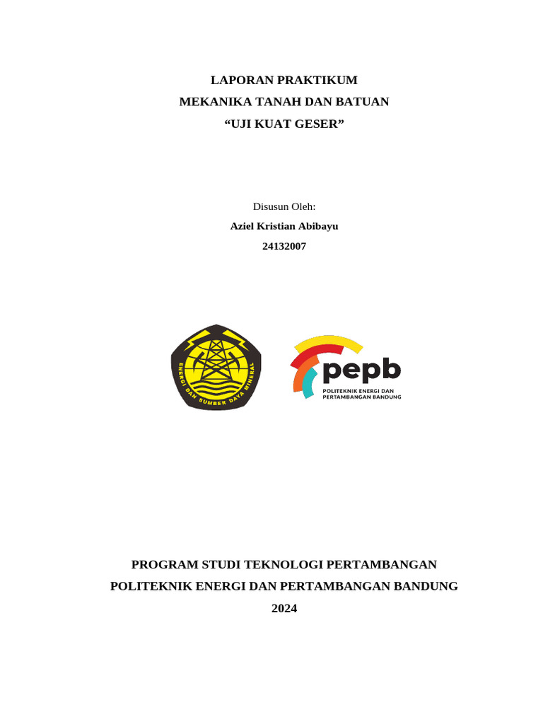 Uji Kuat Geser | PDF