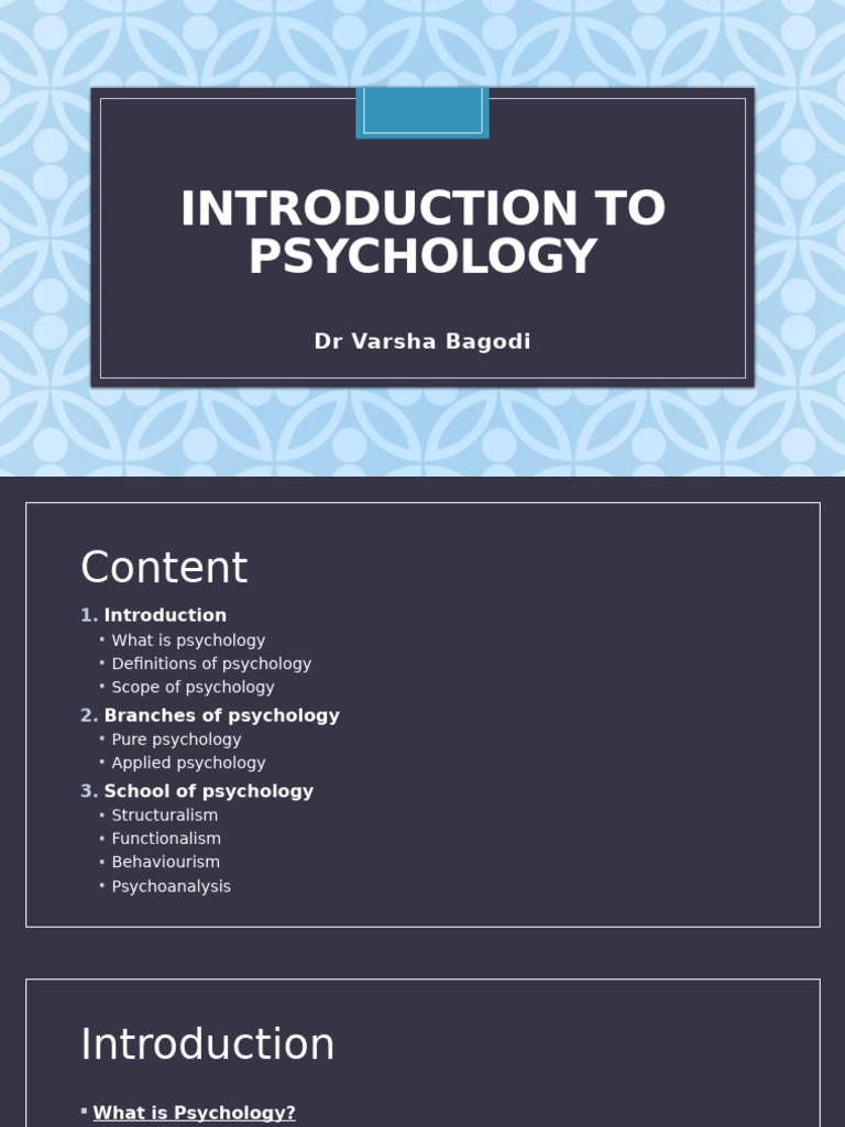 VB - Introduction To Psychology | PDF | Psychology | Behaviorism