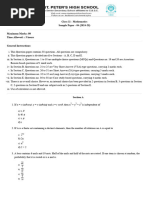 Trinity College Maths Tripos Interview Test | PDF | Logarithm ...