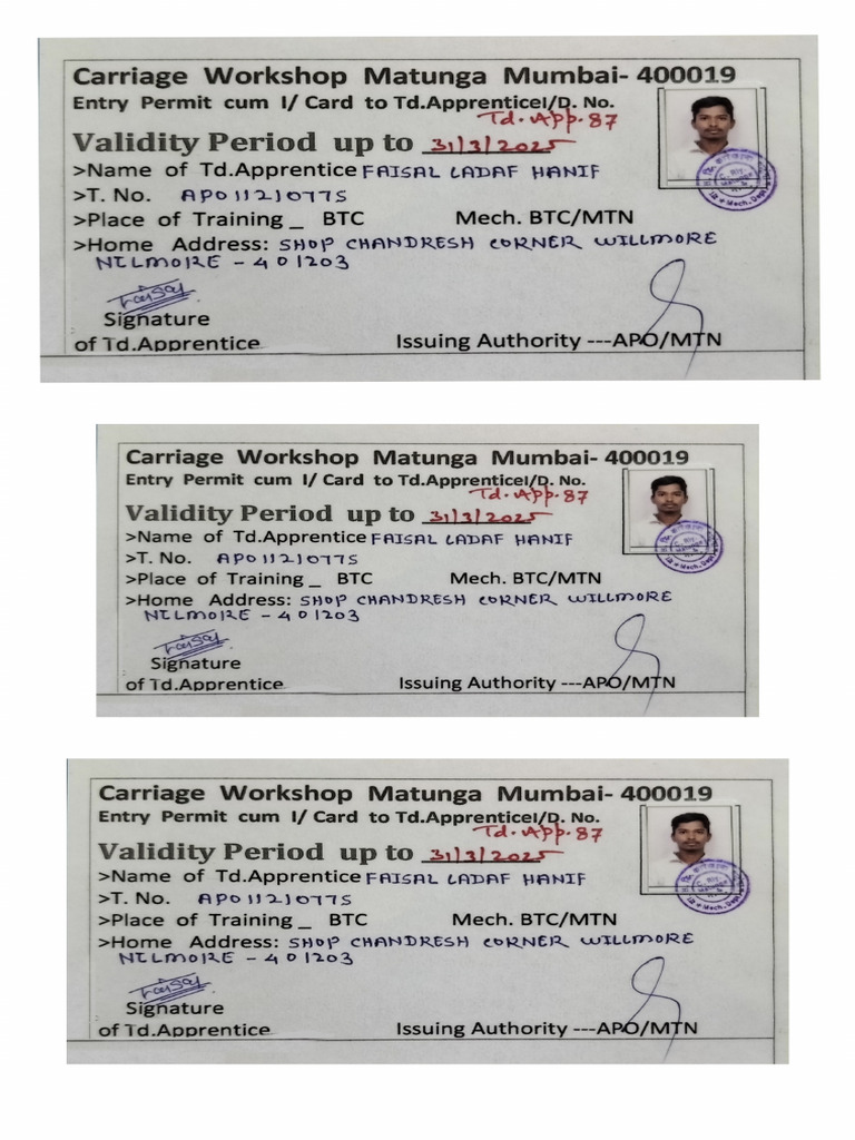 Indian Railway of Card | PDF