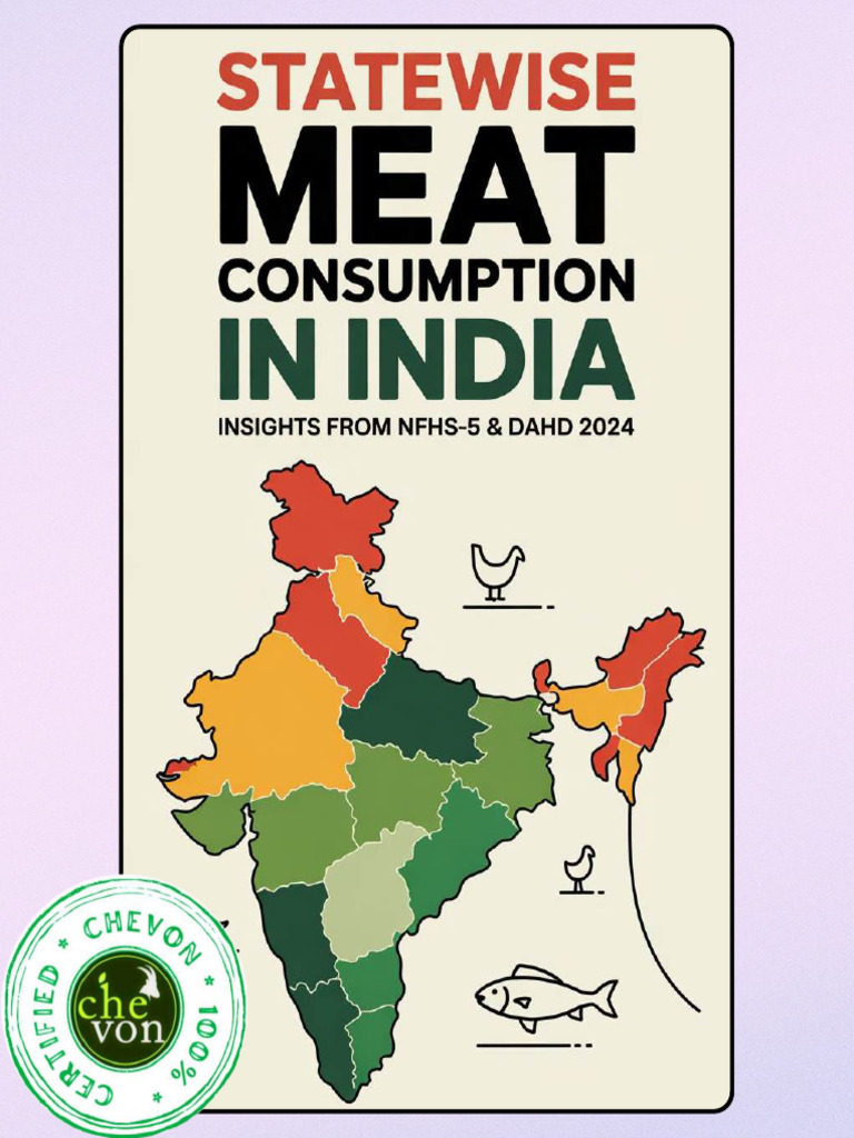 Statewise Meat Consumption India | PDF