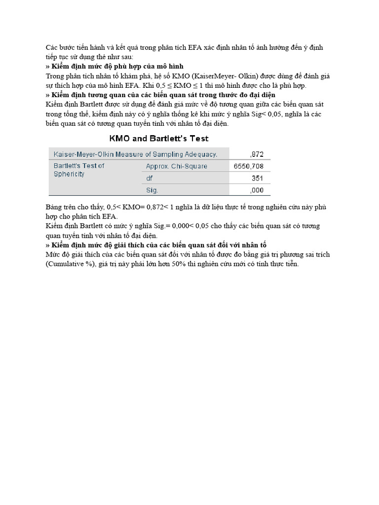 2. Phân tích nhân tố khám phá EFA | PDF