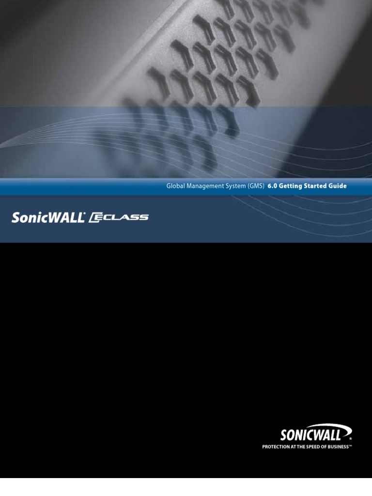 SonicWALL GMS 6.0 Getting Started Guide | PDF | Port (Computer Networking) | My Sql