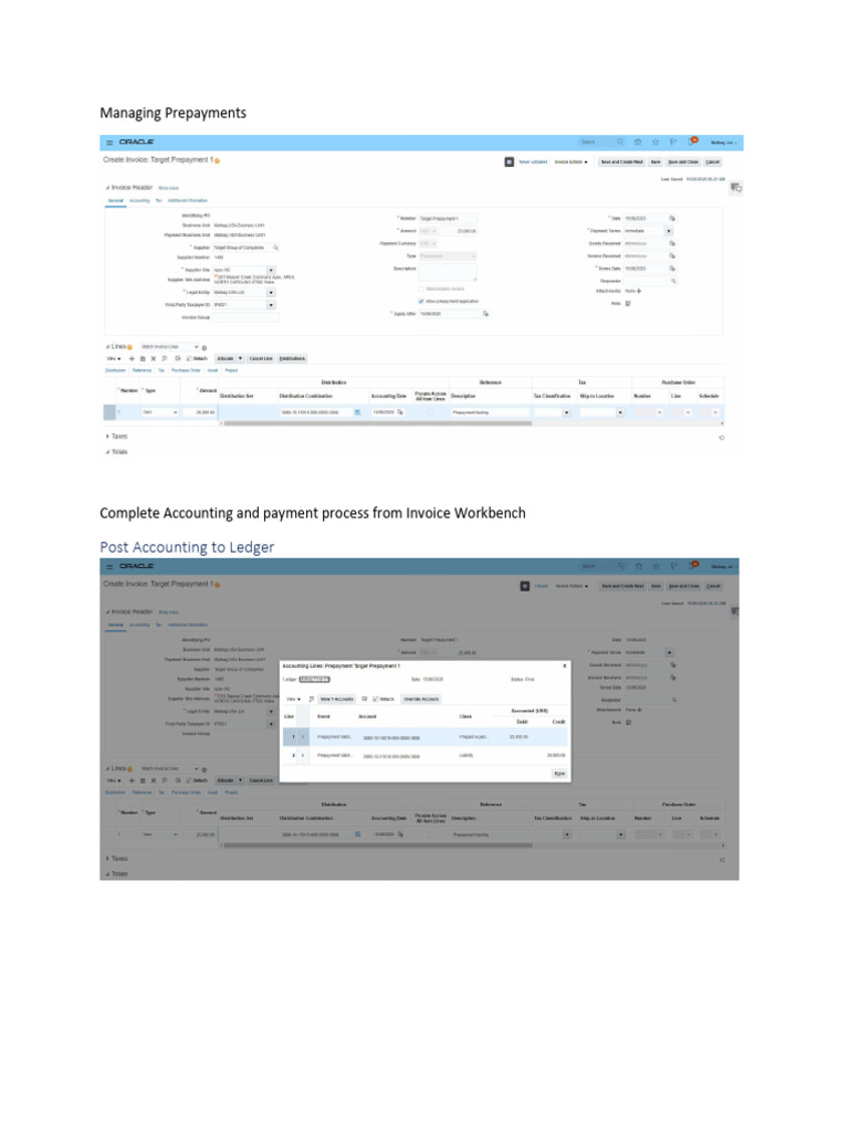 Process Prepayments | PDF