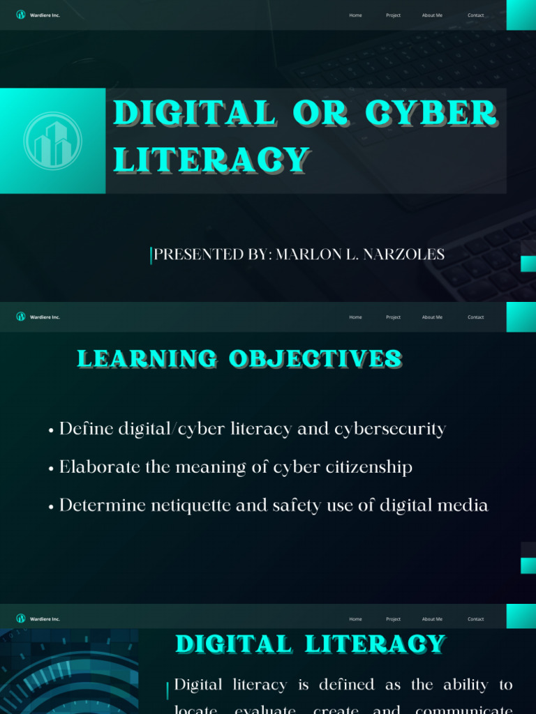Digital or Cyber Literacy | PDF