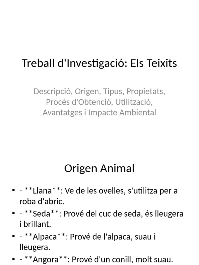 Teixits Organitzada Sense Imatges | PDF