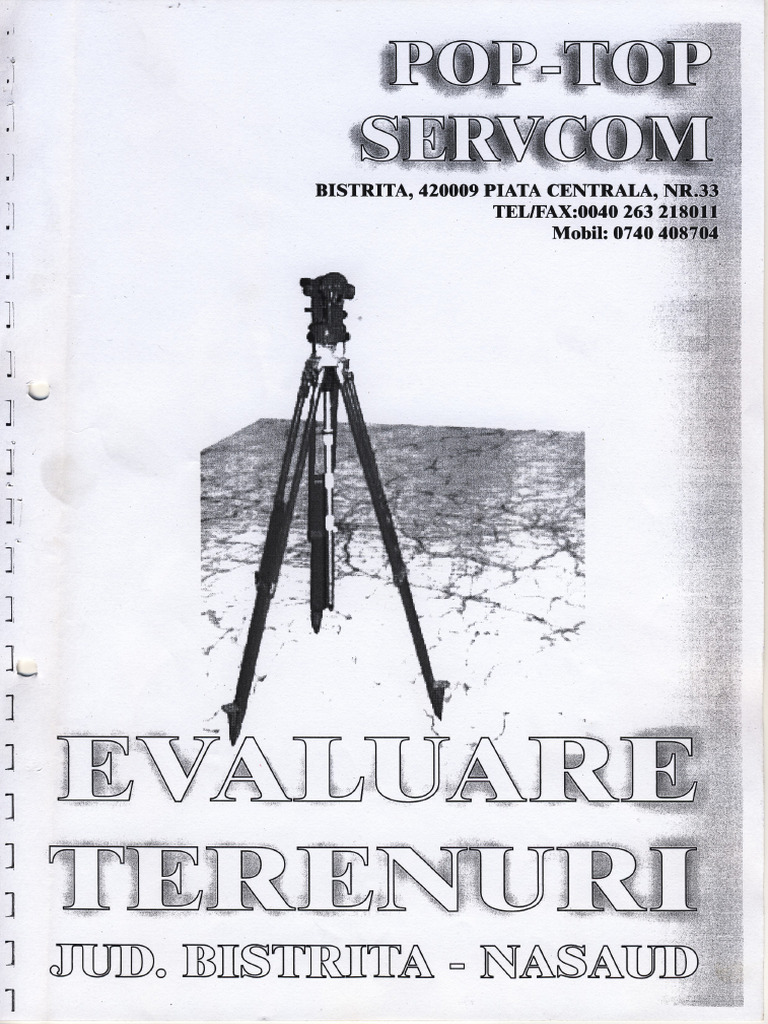 Evaluare Teren 1 | PDF