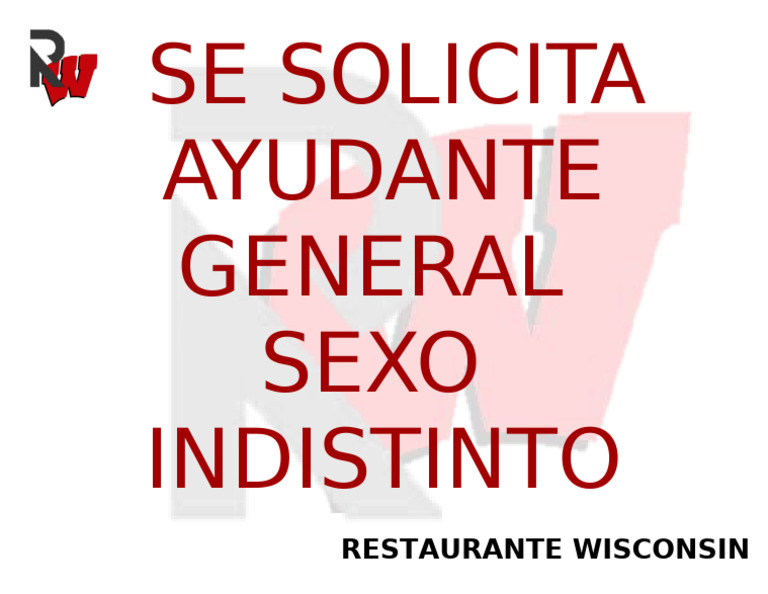 Se Solicita Ayudante General | PDF