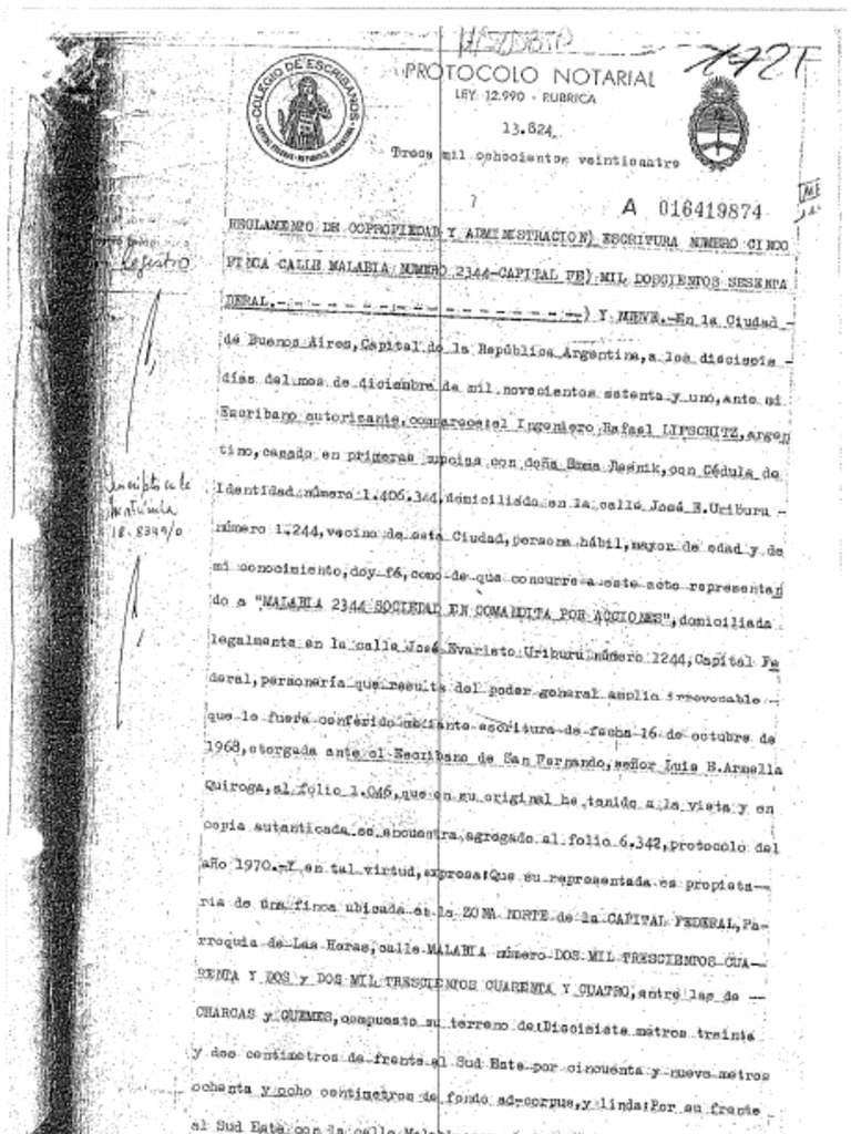 REGLAMENTO Malabia 2344 | PDF