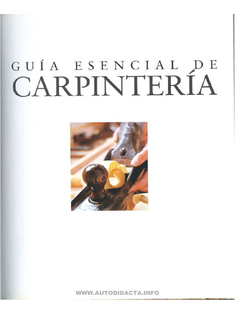 Guía Esencial de Carpintería | PDF