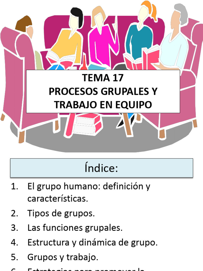 Procesos Grupales y Trabajo en Equipo | PDF | Ciencias del ...