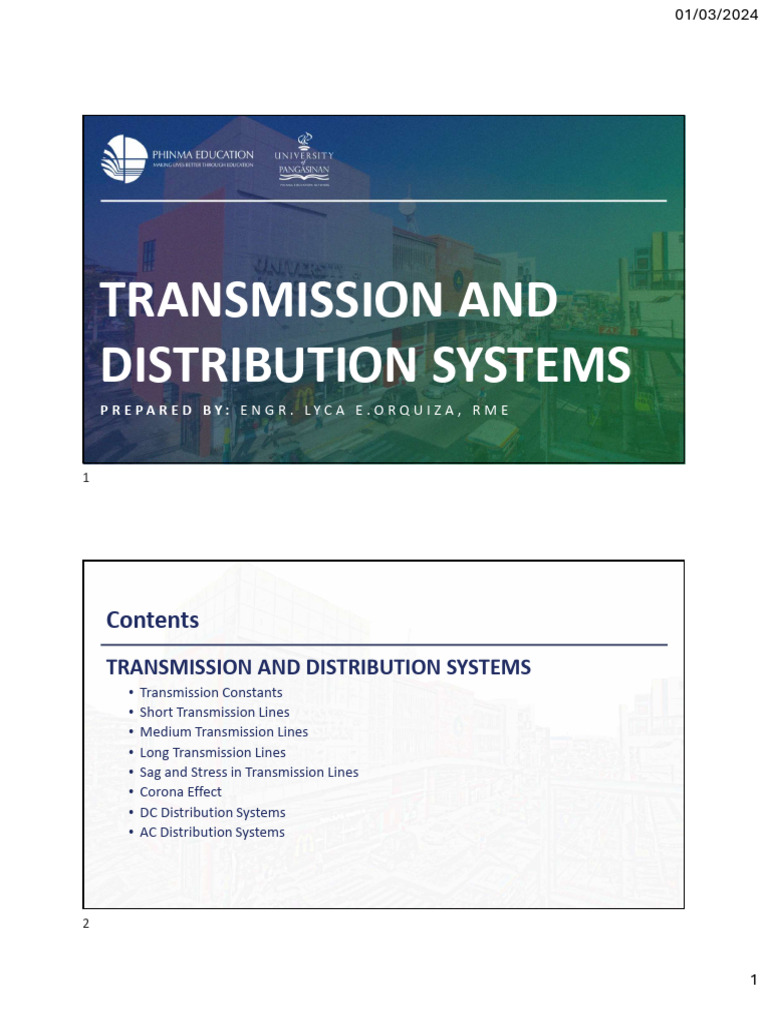 GMR and Sag Calculations in Transmission Lines | PDF | Electric Power ...