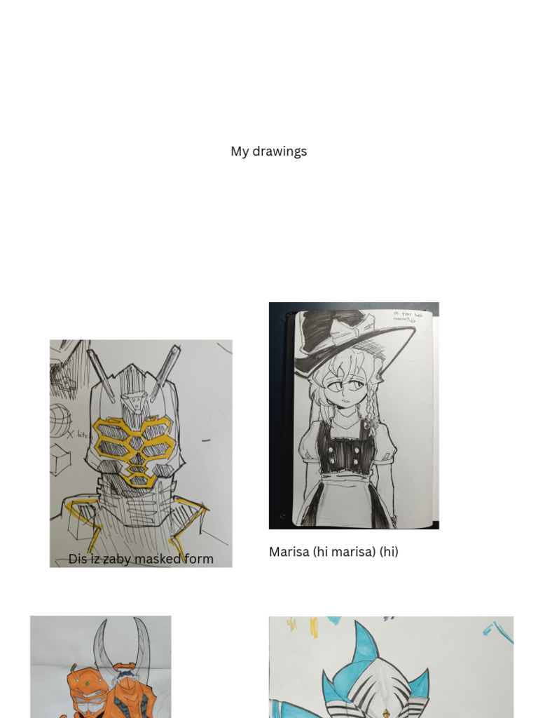 My Artistic Drawings and Designs | PDF