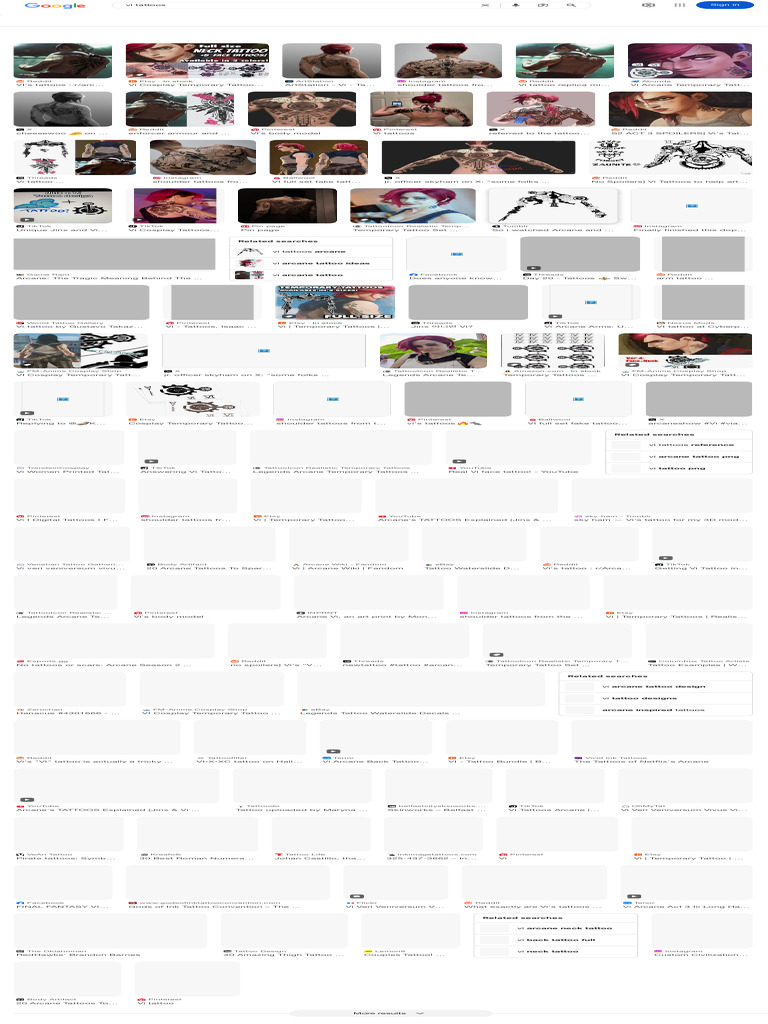 VI Tattoos - Google Search | PDF | Tattooing | Human Appearance