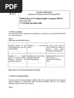 Teaching Speaking: A Holistic Cycle | PDF | Learning | Communication