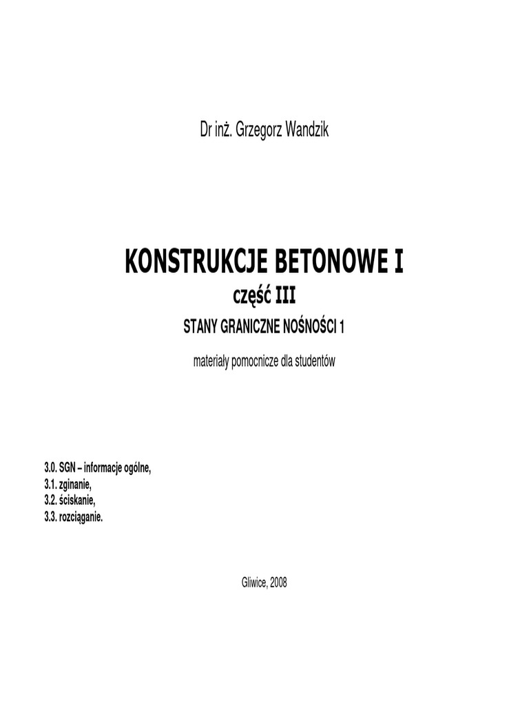 Beton3 Wyk 03 | PDF