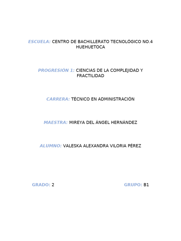 PROGRESIÓN 1 | PDF