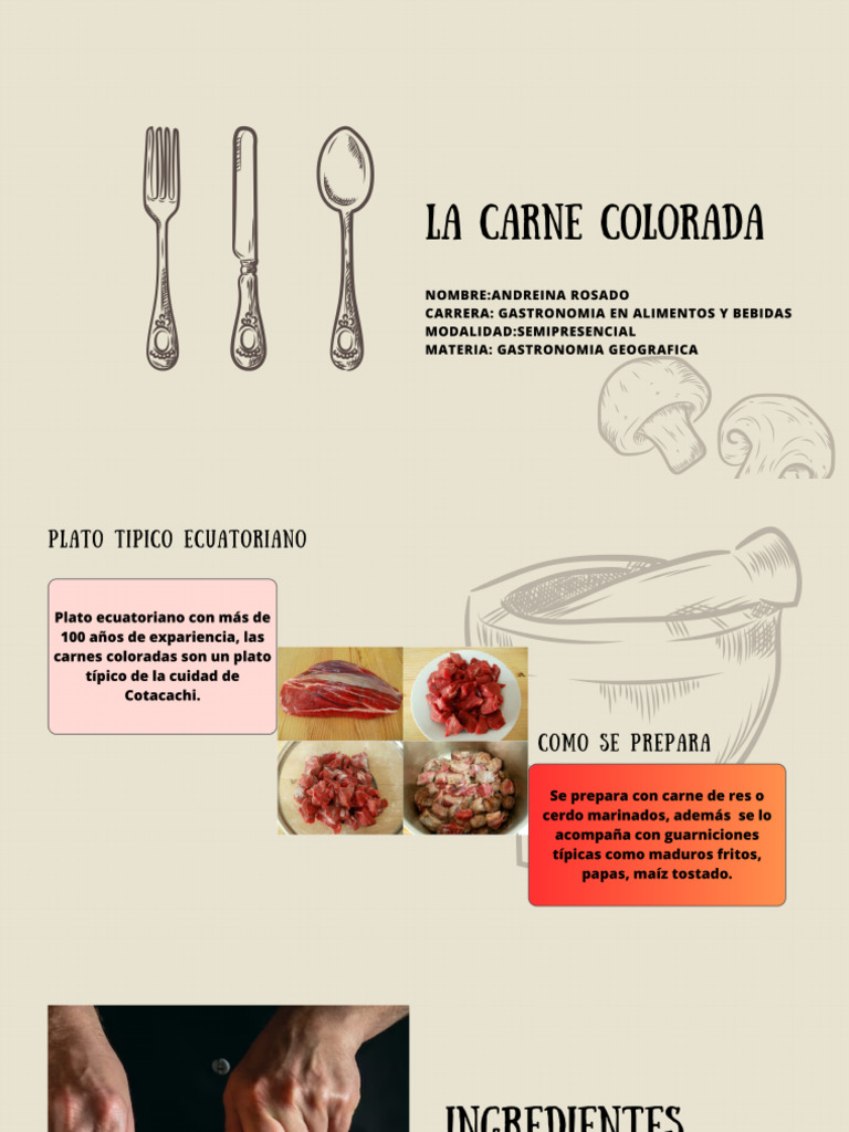La Carne Colorada - Andreina - Rosado | PDF