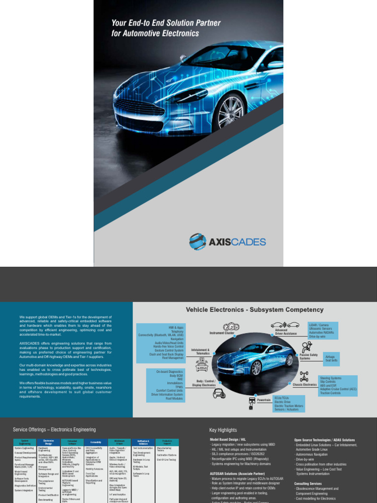 Automotive Electronics Engineering Solutions | PDF | Engineering ...