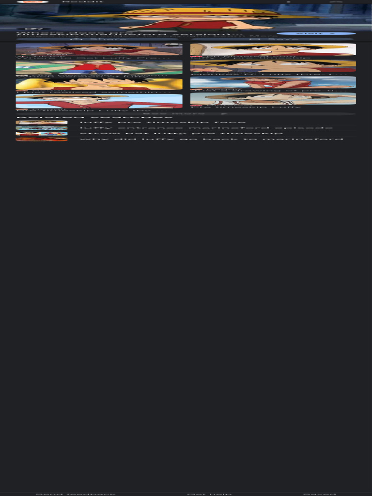 Luffy Pre Timeskip - Google Search | PDF