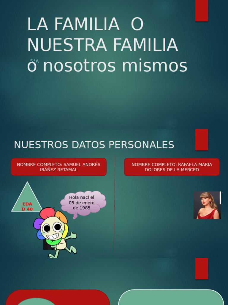 La Familia o Nuestra Familia o Nosotros Mismos | PDF