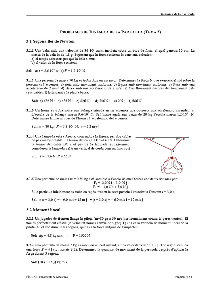 Tema3_DINÀMICA | PDF
