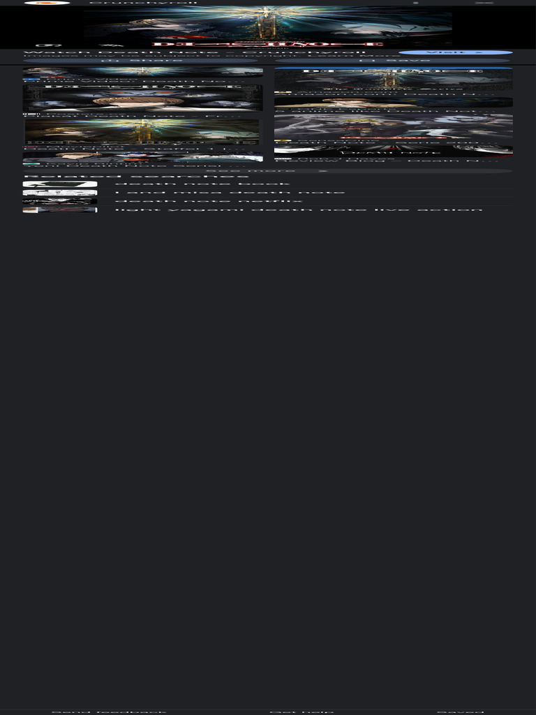 where can i watch death note - Google Search | PDF