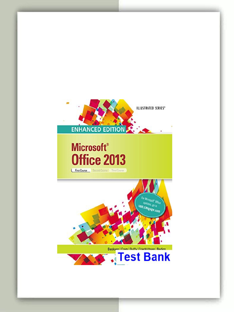 Enhanced Microsoft Office 2013 Illustrated Introductory First Course ...