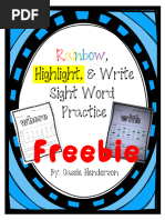 Rainbow Compound Words | PDF | Language Arts & Discipline