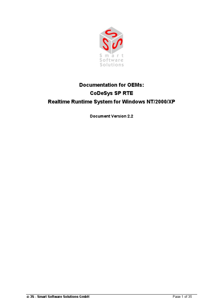 CoDeSys SP RTE - E | Download Free PDF | Windows Registry | Microsoft ...