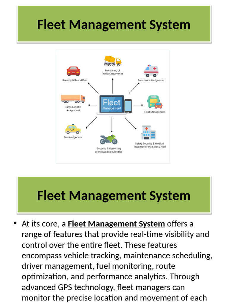 Transport and Fleet Management | PDF