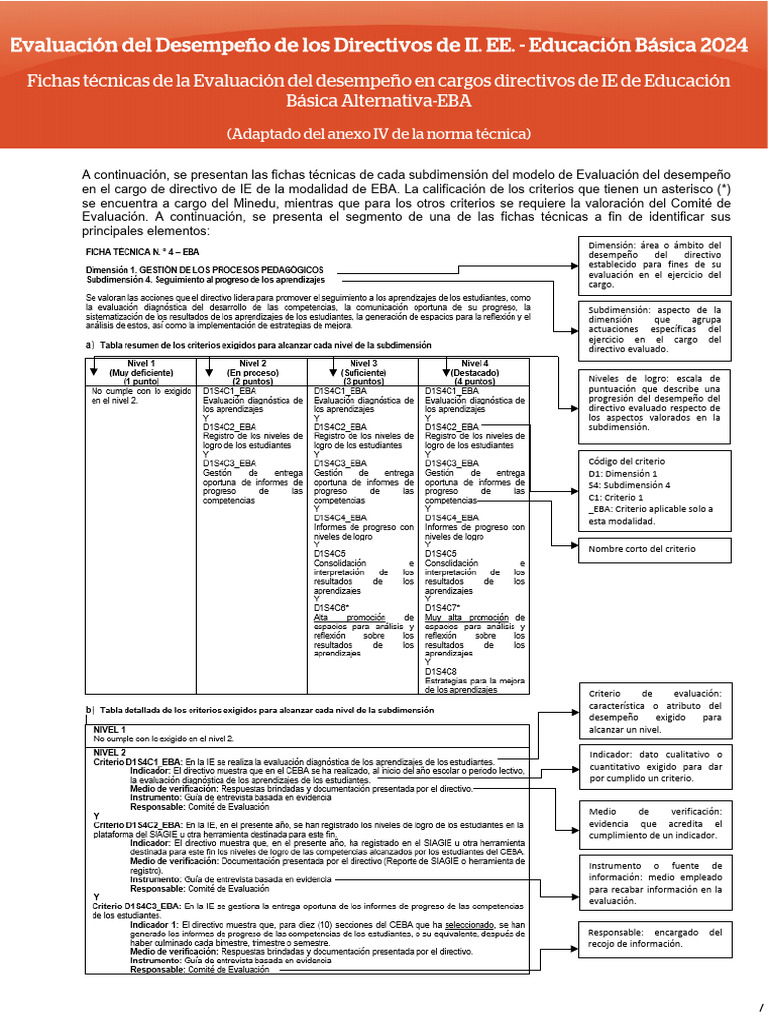 11716645766fichas EBA | PDF | Evaluación | Enseñando