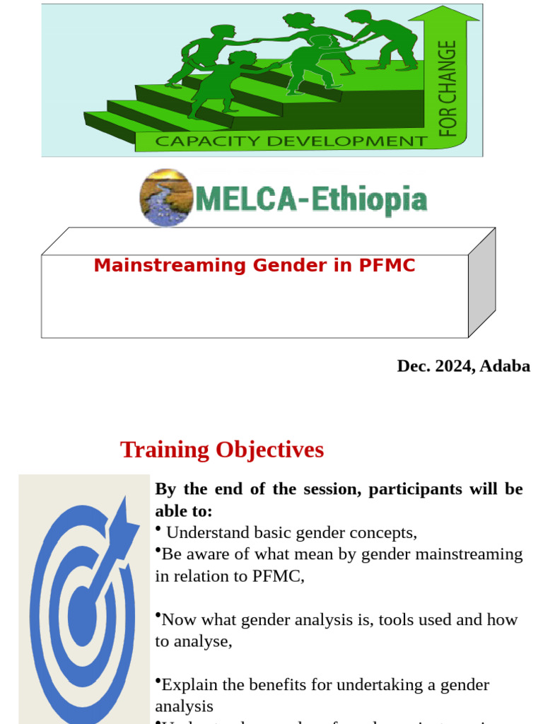 Gender Mainstreaming in PFMC Training | PDF | Gender Analysis | Gender