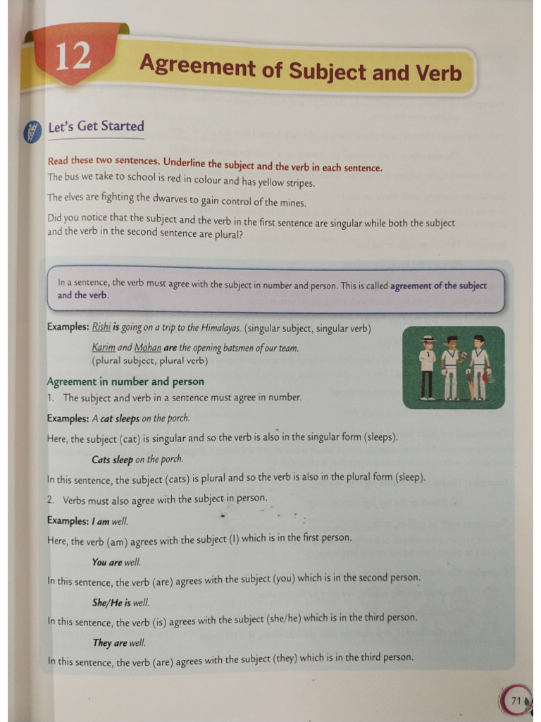 Eng 1 - Subject Verb Agreement | PDF