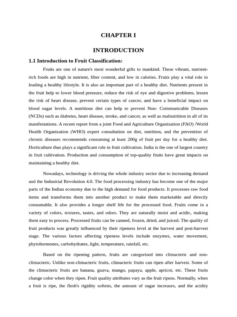 Fruit Classification Draft Pdf Deep Learning Machine Learning 1885