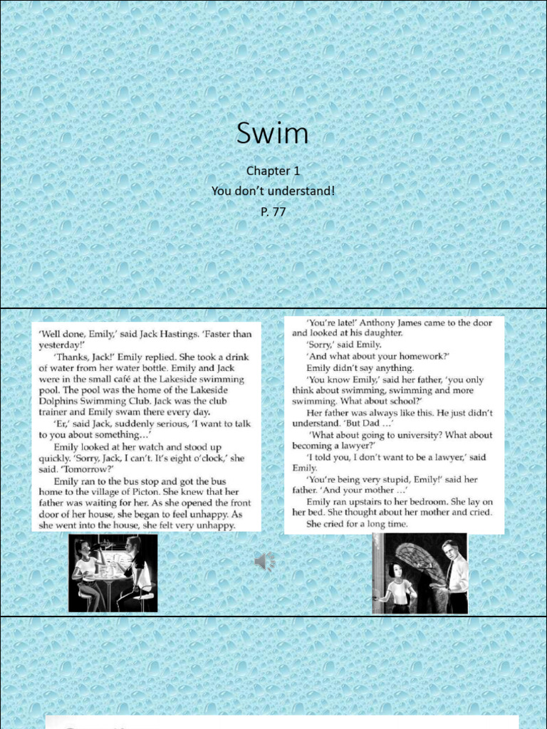Swim, Chapter 1, Negative Prefix UN | PDF