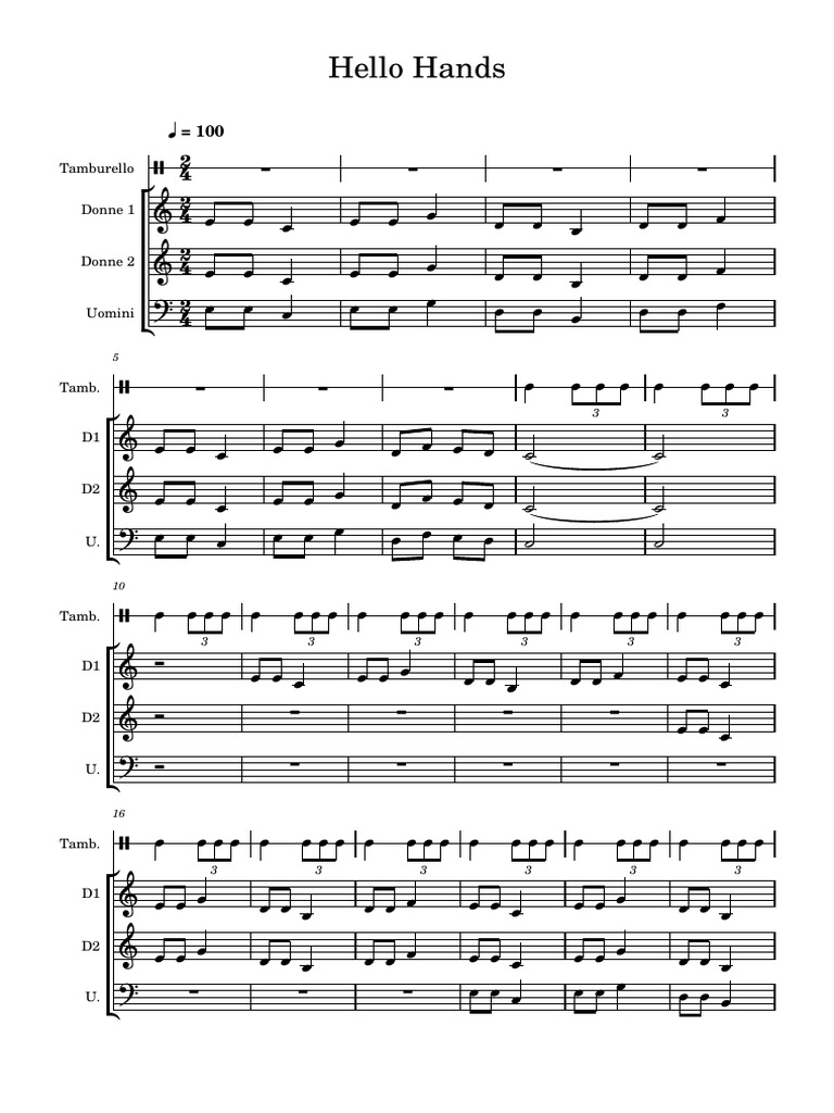 Hello Hands Bene | PDF