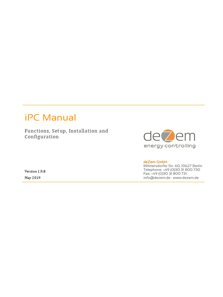 iPC Configurator - Manual - EN | PDF | Computer Network | Power Supply