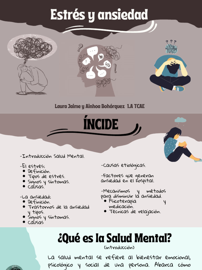 Una Discusión Abierta Sobre Salud Mental PDF | PDF | Ansiedad | Estrés ...